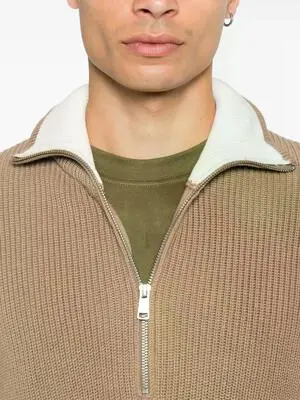 Marc O'polo High-neck Zip-up Sweater