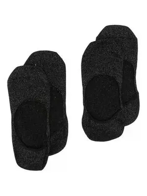 ANT45 Glitter-effect Low-cut Socks - Black