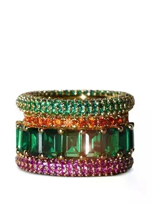 IZABEL DISPLAY Izabel Statement Emerald Cut Ring - Gold