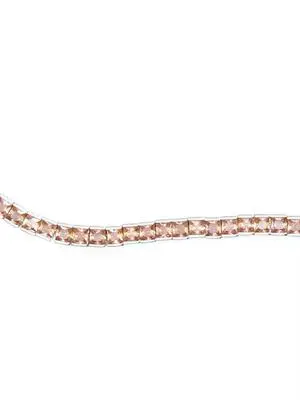 IZABEL DISPLAY Tennis Square Necklace - Neutrals