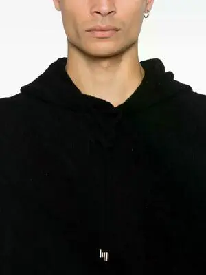 SCAGLIONE Hooded Ribbed Sweater