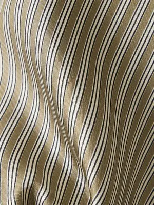 Max Mara Brama Striped Silk-twill Shirt - Brown