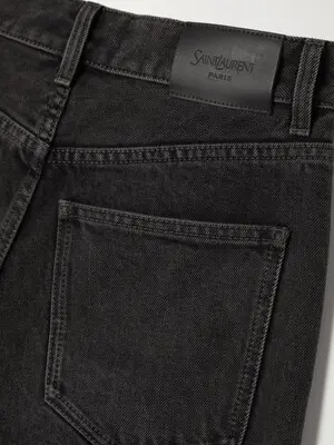 Saint Laurent Straight-leg Jeans - Black