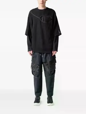 YOSHIOKUBO Layered-panel Trousers