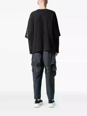 YOSHIOKUBO Layered-panel Trousers