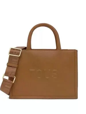 TOUS Embossed Logo Tote
