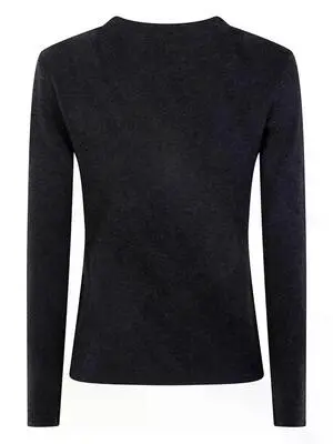 Max Mara Long-sleeve Round-neck Sweater - Grey