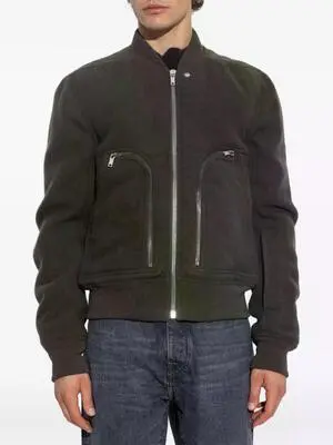 Rick Owens Zip-fastening Pocket Bomber Jacket - Grey