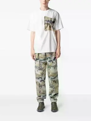 YOSHIOKUBO Graphic Print Trousers