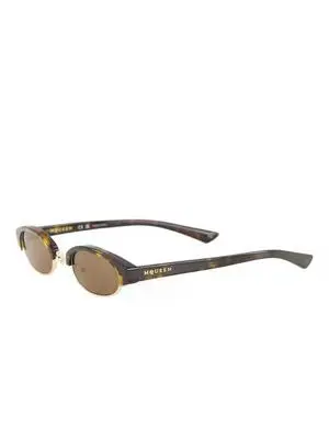 Alexander McQueen Oval Frame Sunglasses
