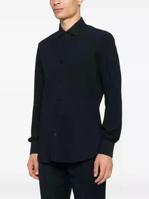 MAZZARELLI Long-sleeve Shirt - Blue
