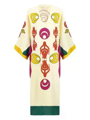 PAULA Embroidered Patchwork Dress