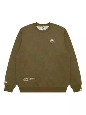 AAPE BY *A BATHING APE® Logo-patch Crew-neck Sweater