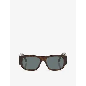 Fendi Rectangular Acetate Sunglasses - Brown