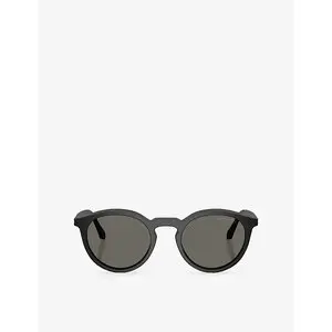 Giorgio Armani Ar8230u Round-frame Sunglasses - Black