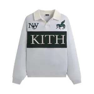 Kith Nelson Collared Pullover - Grey