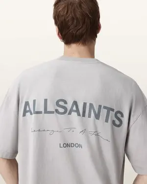 ALLSAINTS Future Short Sleeve T-shirt - Grey