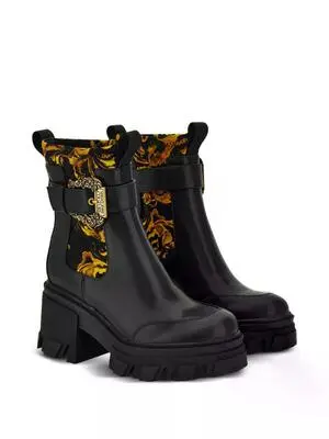 Versace Buckle-detail Platform Boots