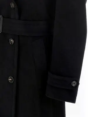 Tagliatore Double-breasted Belted Coat