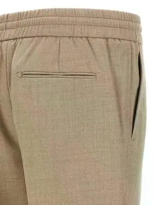 Brioni Drawstring-waistband Wool Trousers