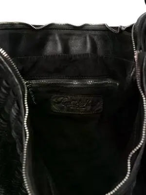 REPTILE'S HOUSE Pleated Leather Tote Bag