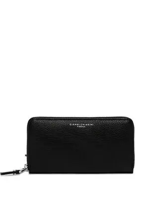 GIANNI CHIARINI Grained Leather Wallet - Black