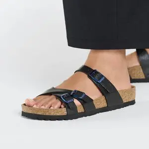 BIRKENSTOCK Franca Birko-flor Sandals - Graceful Licorice