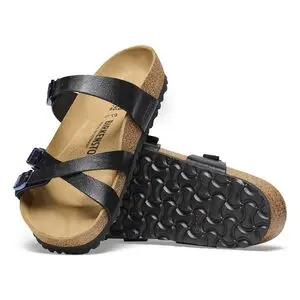BIRKENSTOCK Franca Birko-flor Sandals - Graceful Licorice