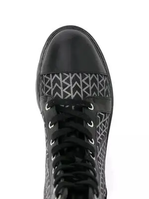 Michael Kors 50mm Blake Combat Boots - Black