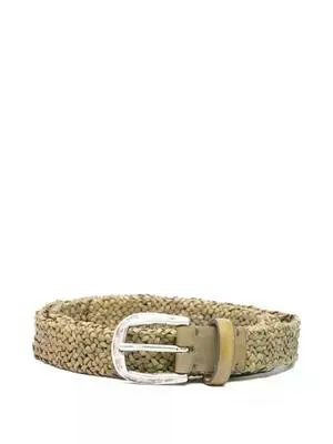 REPTILE'S HOUSE Woven Lambskin Belt