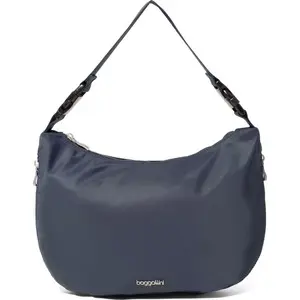 BAGGALLINI Crescent Convertible Hobo - French Navy Twill