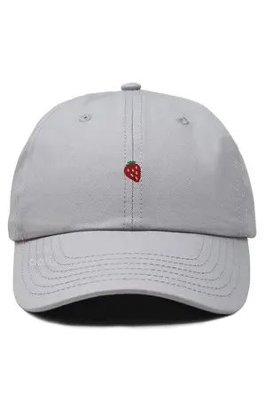 DALIX Lil Strawberry Dad Cap Gray