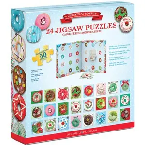 EUROGRAPHICS Puzzle Advent Calendar Christmas Donuts