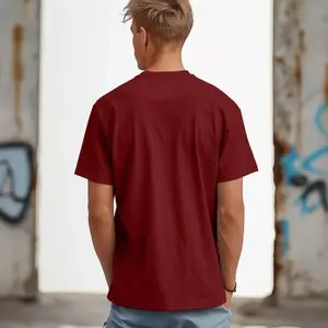 DALIX Roly Poly Tee - Brick Red