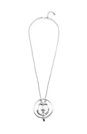 UNODE50 Pearl Drop Pendant - Silver