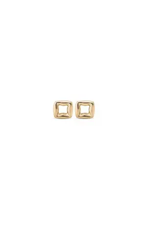 UNODE50 Small Link Earrings - Gold