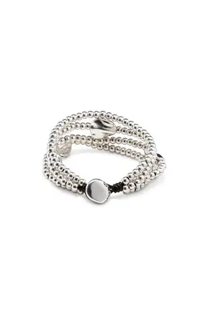 UNODE50 Triple Strand Leather Bracelet