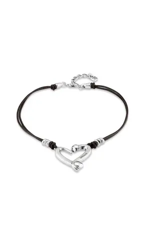 UNODE50 Dual Strap Heart Pendant