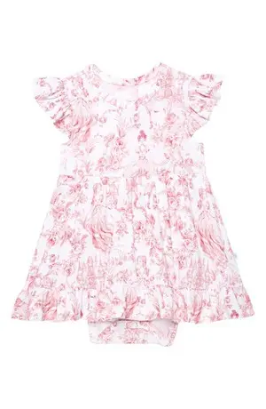POSH PEANUT Twirl Ruffle Skirted Bodysuit
