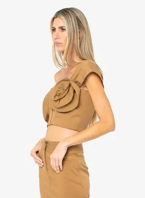 JBQ Blaire Top - Caramel