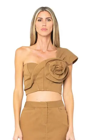 JBQ Blaire Top - Caramel