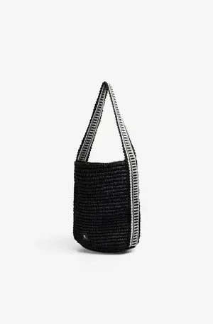 SCALPERS Raffia Cube Bag