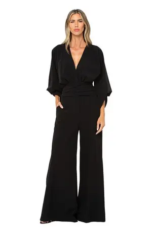 JBQ Oslo Full-length Wide Leg Pant - Black