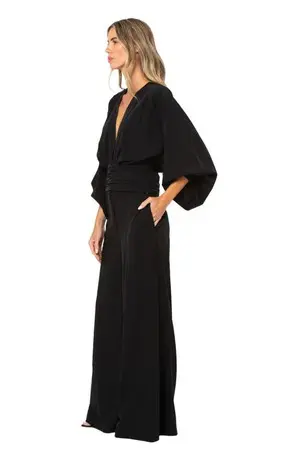 JBQ Oslo Full-length Wide Leg Pant - Black