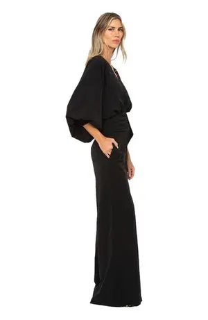 JBQ Oslo Full-length Wide Leg Pant - Black