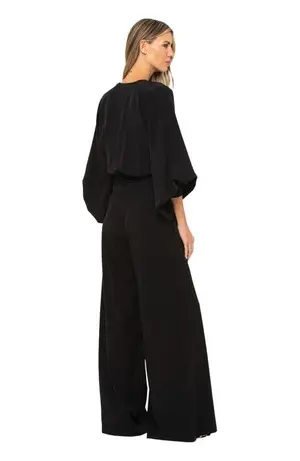 JBQ Oslo Full-length Wide Leg Pant - Black