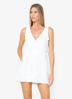 JBQ Emily Mini Dress - Powder