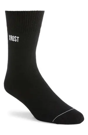 KROST 2-pack Cotton Crew Socks - Black