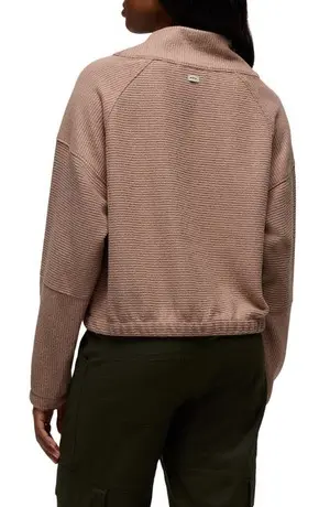 Prana Olivia Cowl Neck Sweater - Shroom