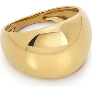 Monica Vinader Tapered Ring - 18ct Gold Vermeil